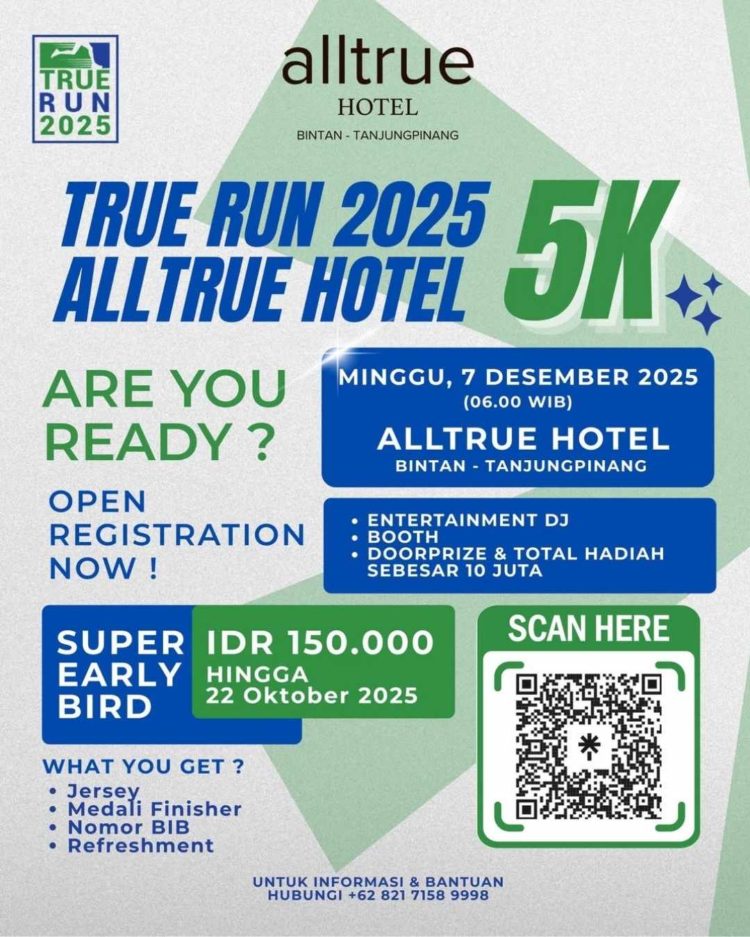 True Run 2025 | Tanjungpinang, Riau - JadwalLari.id