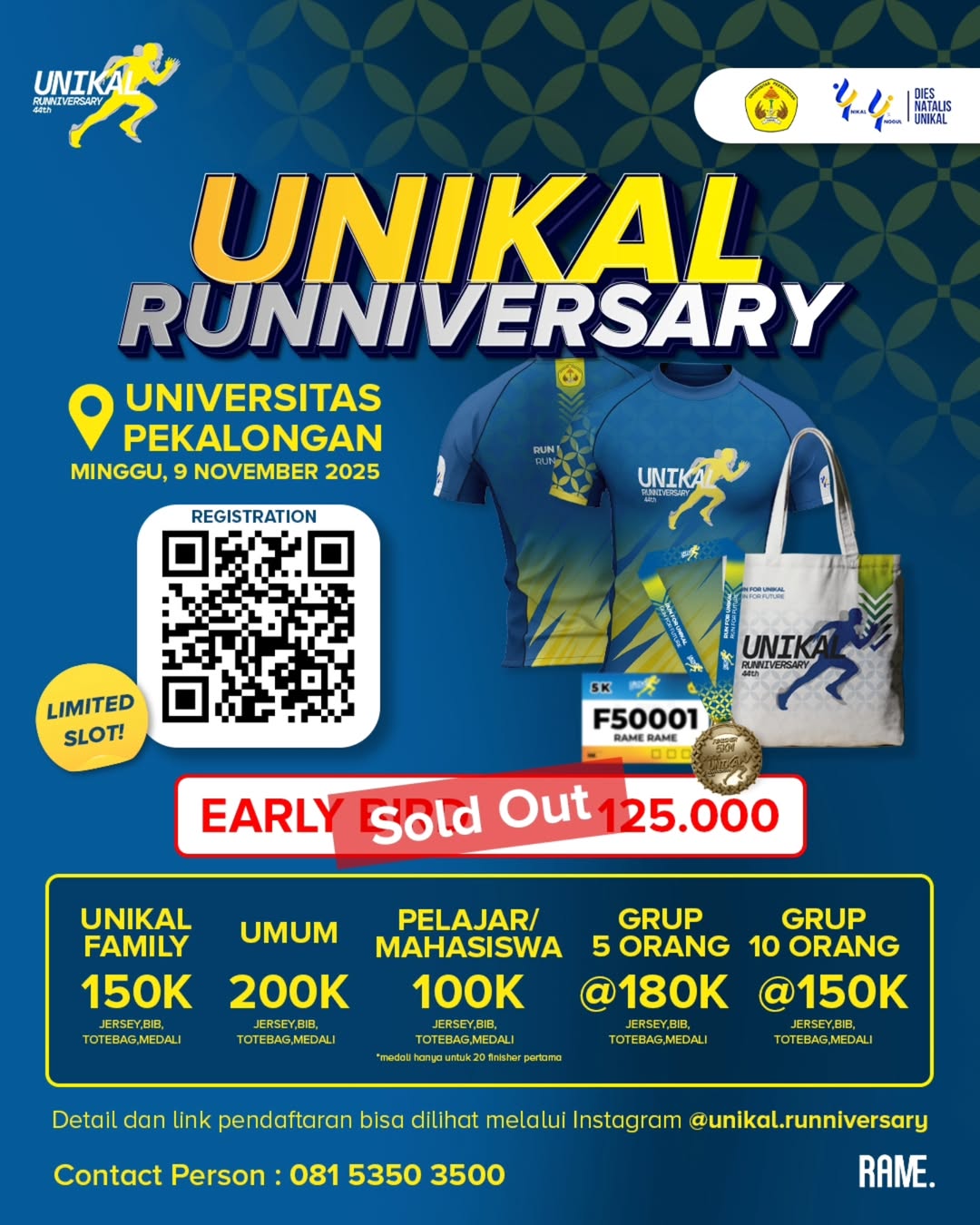 UNIKAL Runniversary | Pekalongan, Jawa Tengah - JadwalLari