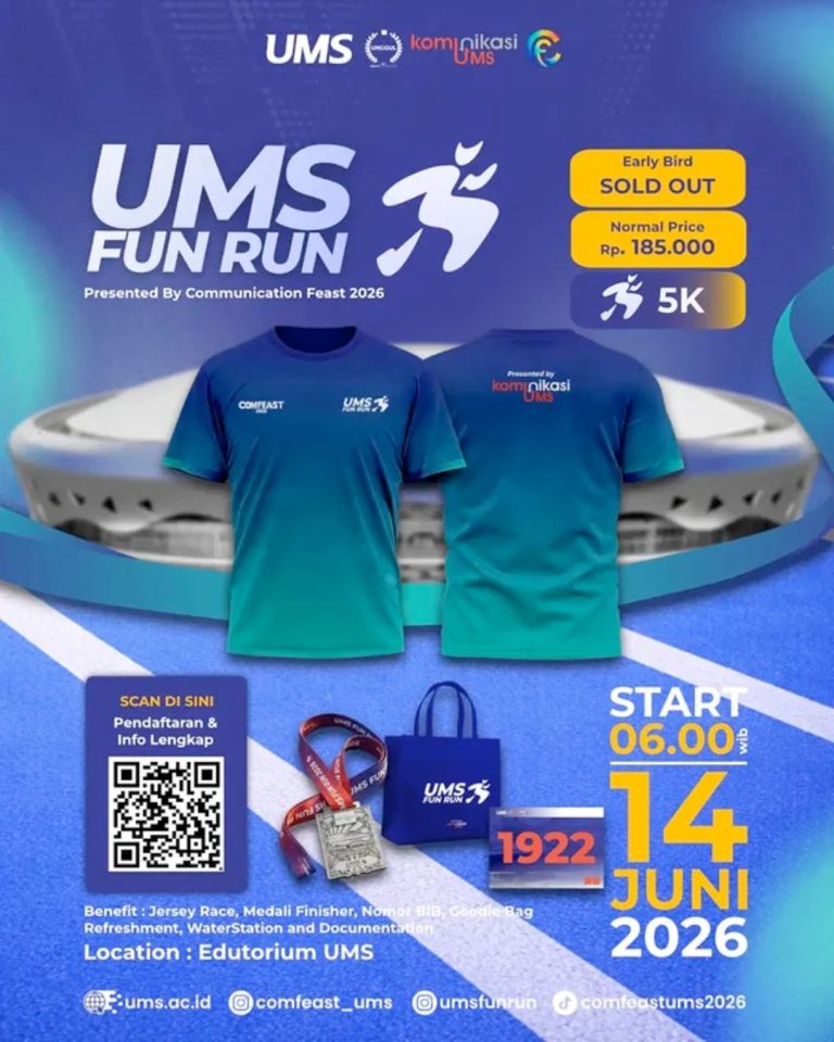 UMS Fun Run | Surakarta, Jawa Tengah - JadwalLari.id